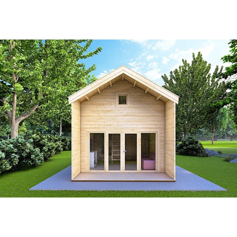 Casa in legno con soppalco | Caleba